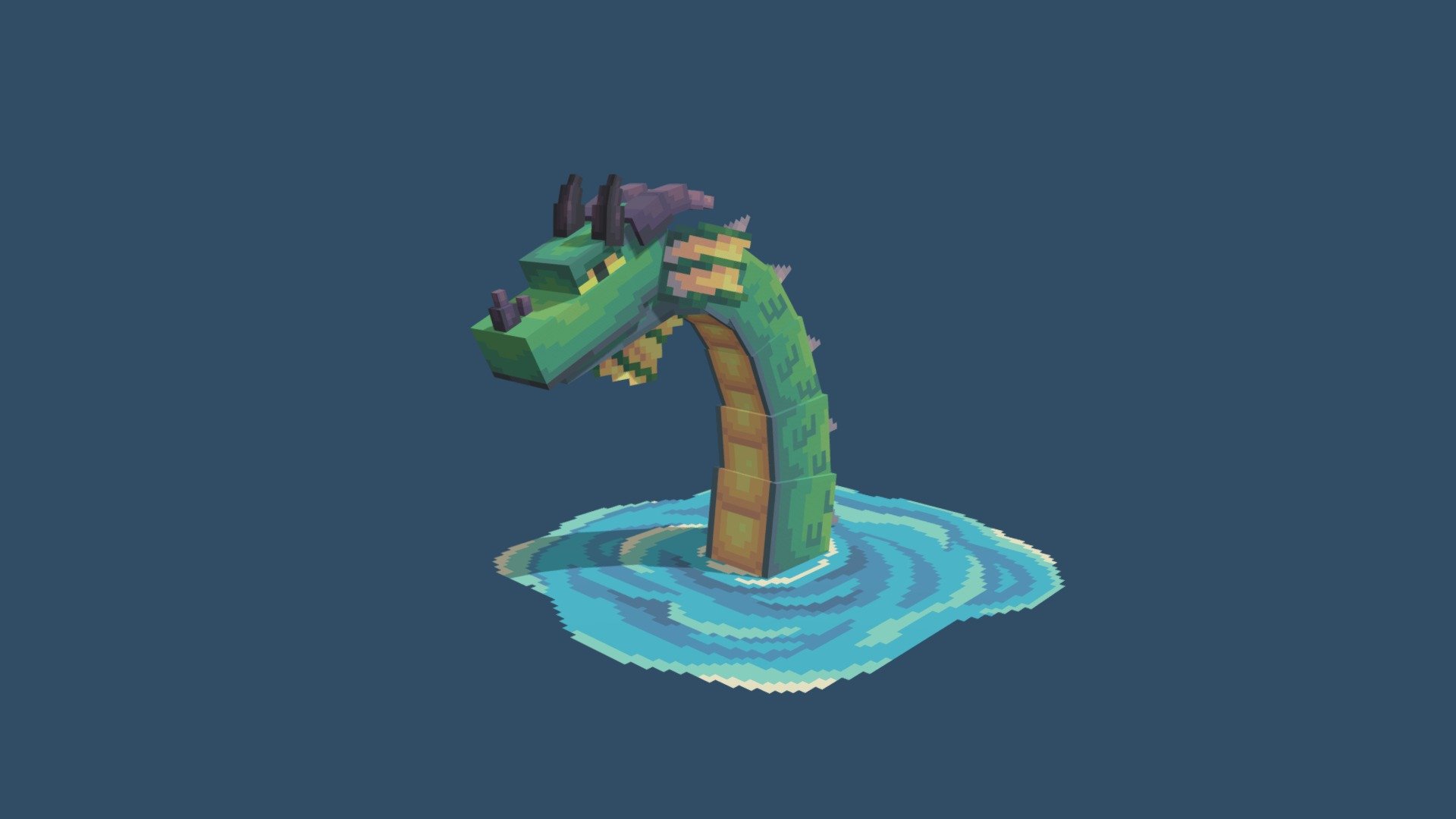 Water Dragon - 3D model by skalena (@sabhrina) [6ddabd7] - Sketchfab