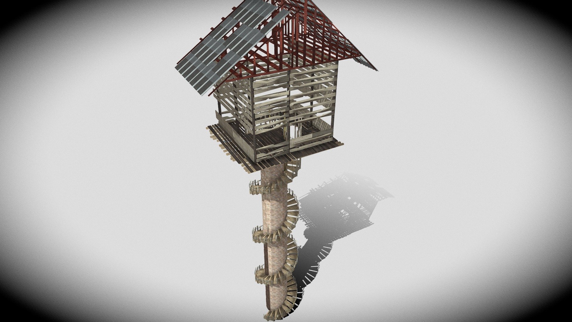 Observation Tower 27 m - Download Free 3D model by Stas Gunko ...