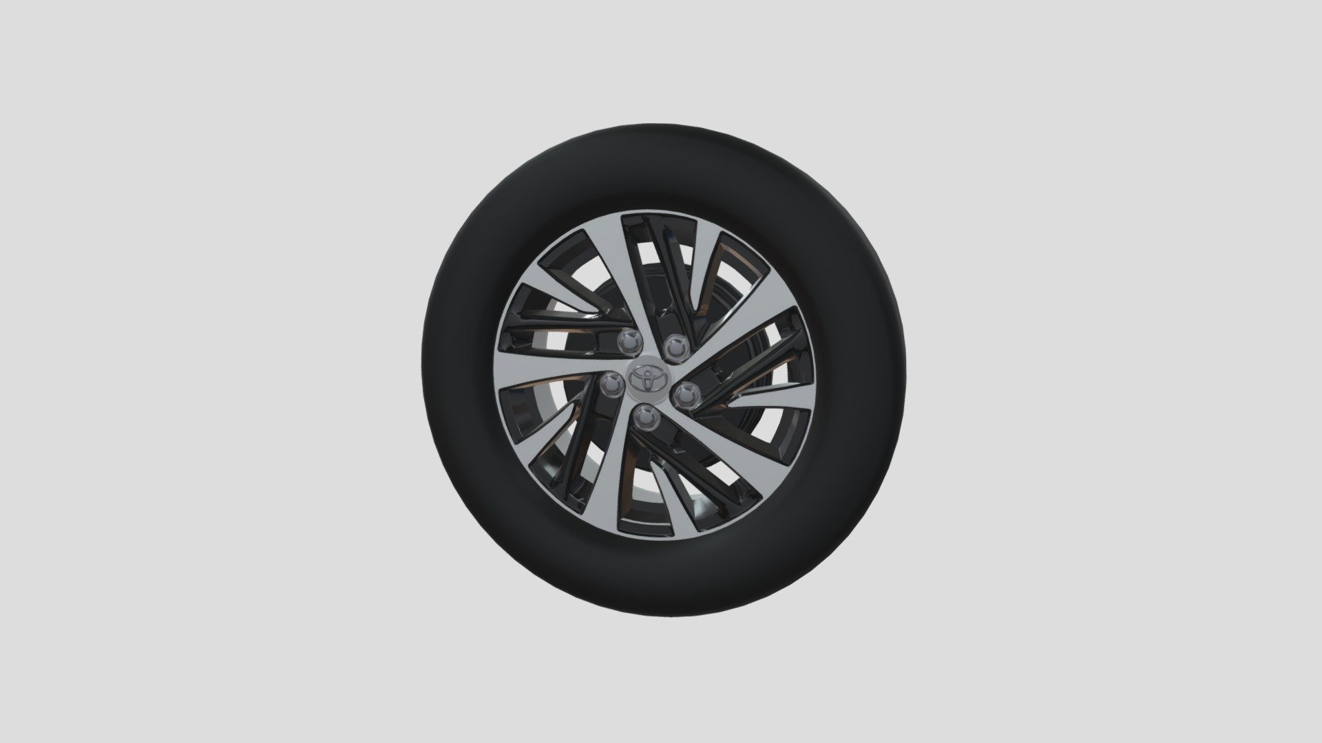 alloy wheel - 3D model by akashkhadke [6ddc587] - Sketchfab