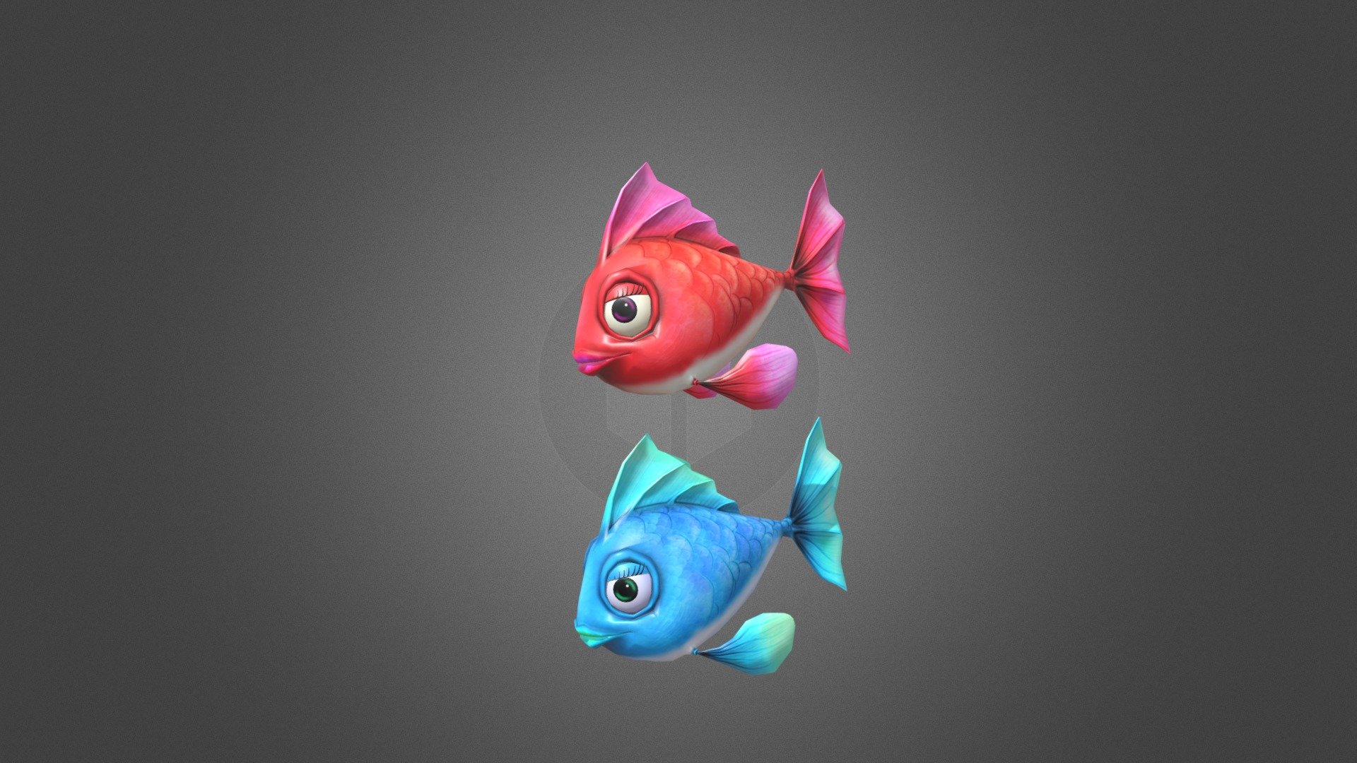 cartoon Fish - Buy Royalty Free 3D model by tingting_er [6dddc24 ...