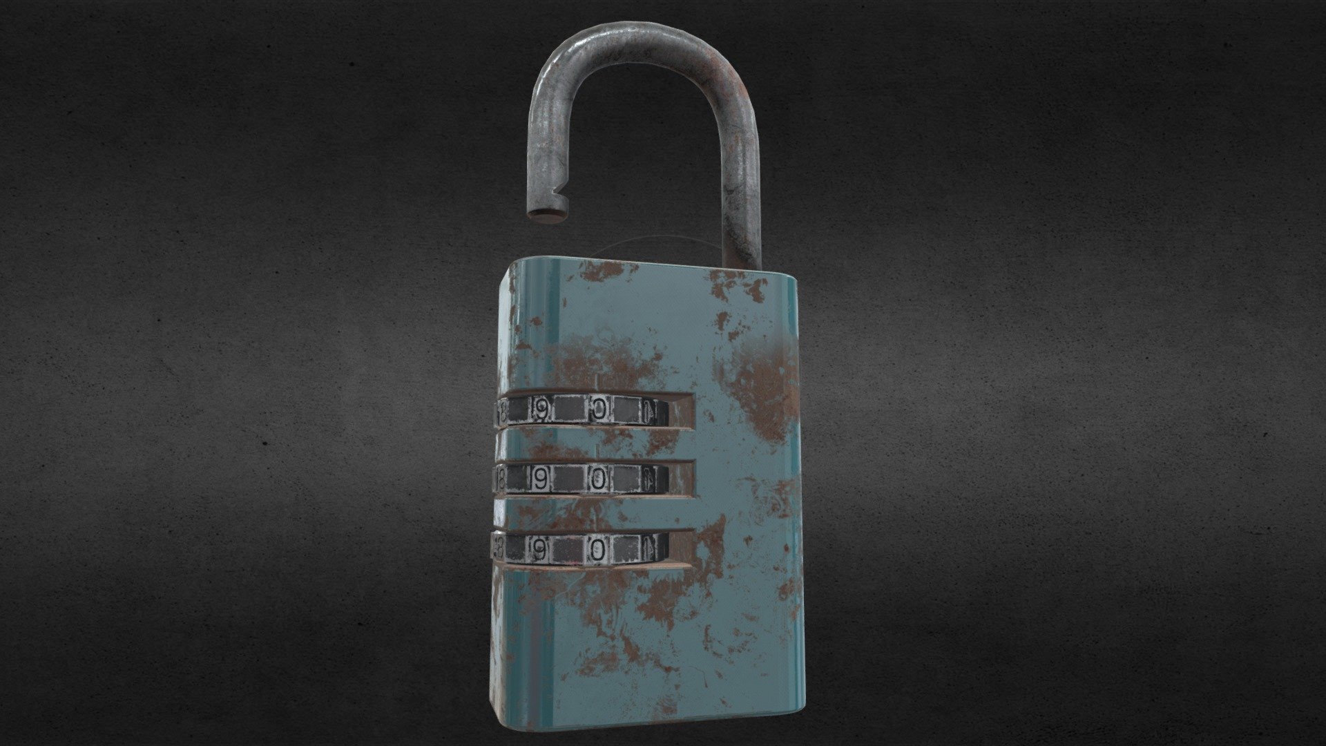 New Padlock - Open - Download Free 3D model by DEICIDER78 [6ddf605 ...