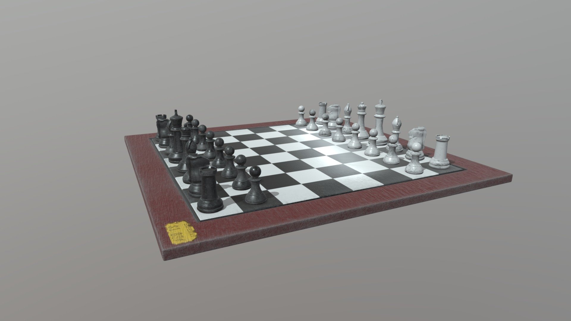 ChessBoard - Download Free 3D model by BranI0n [6de0695] - Sketchfab