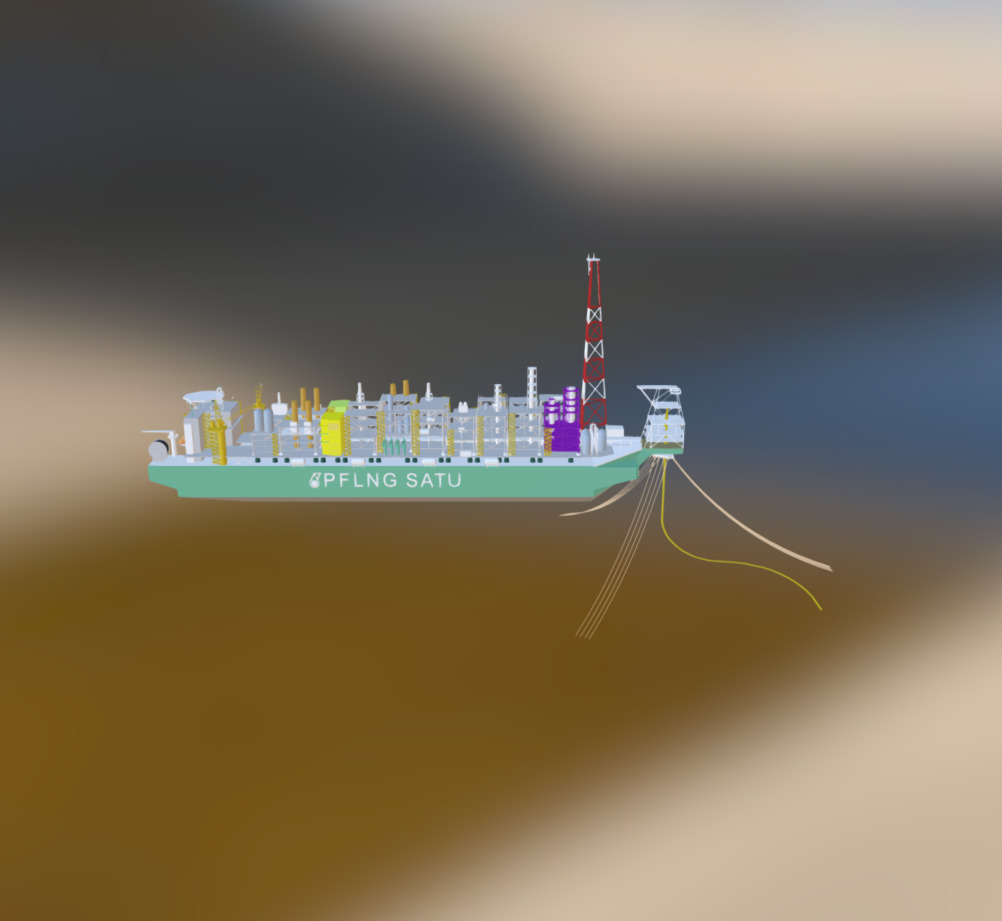 Petronas FLNG 17 10 2016~ - 3D model by zulfarhan [6de1c55] - Sketchfab