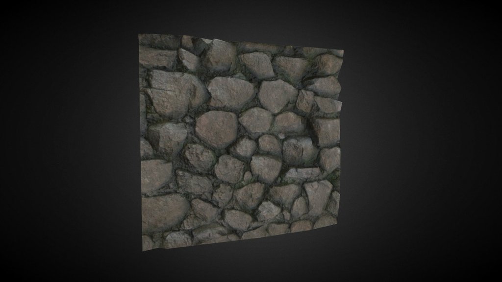 Stone Wall - 3D model by justinnaylor [6de1e99] - Sketchfab