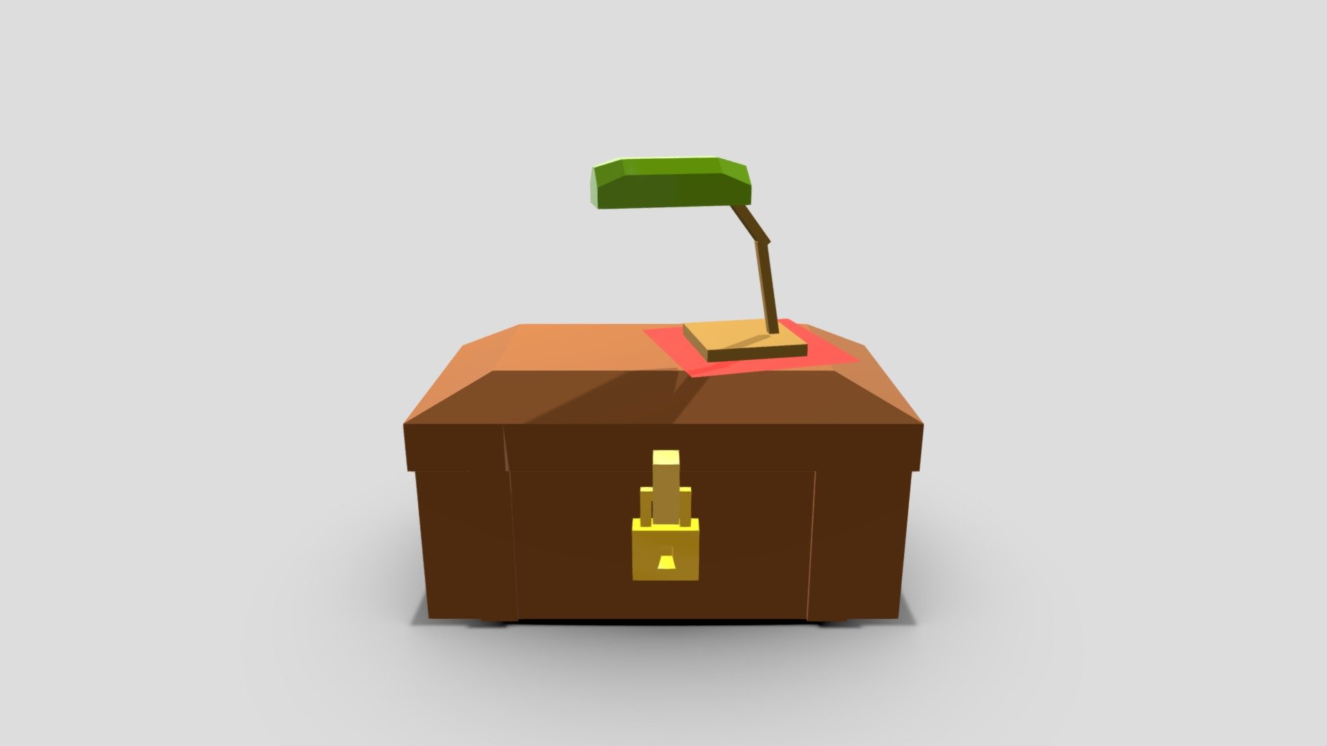 kist en lamp - 3D model by polishka [6de4608] - Sketchfab