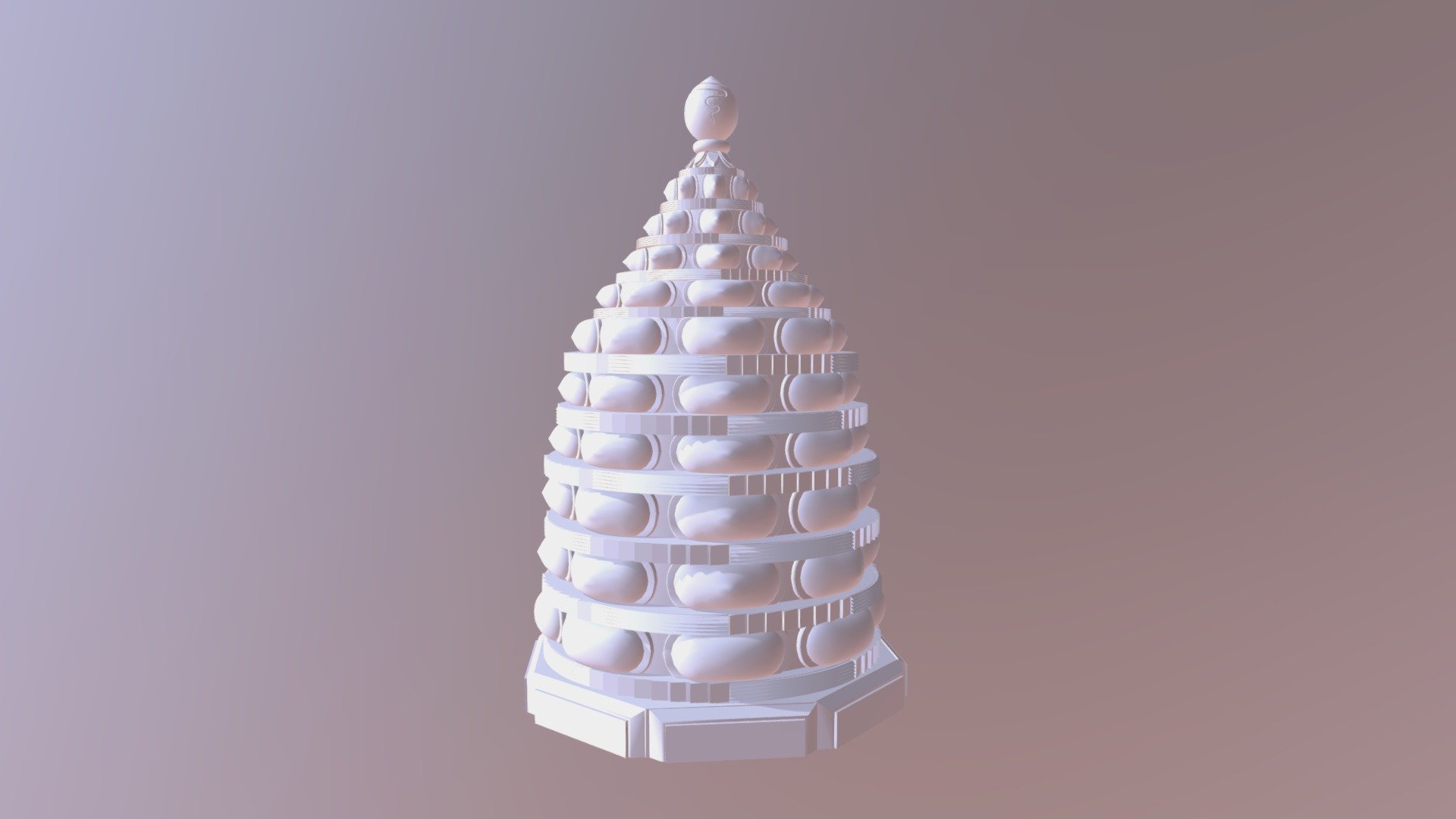 Stupa 06 - 3D model by migmartsering [6de4d0e] - Sketchfab