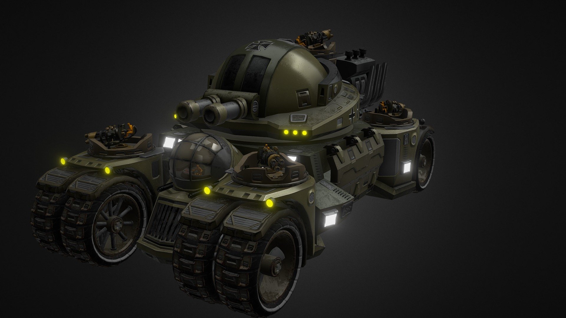Animated German Super Tank - Buy Royalty Free 3D model by ...