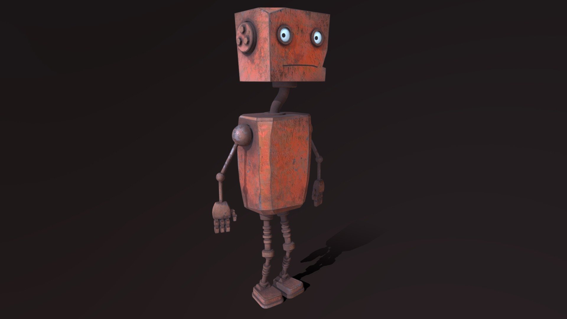 Post-apocalyptic Rustcrawler Robot - 3D model by Art-Teeves [6de5b99 ...