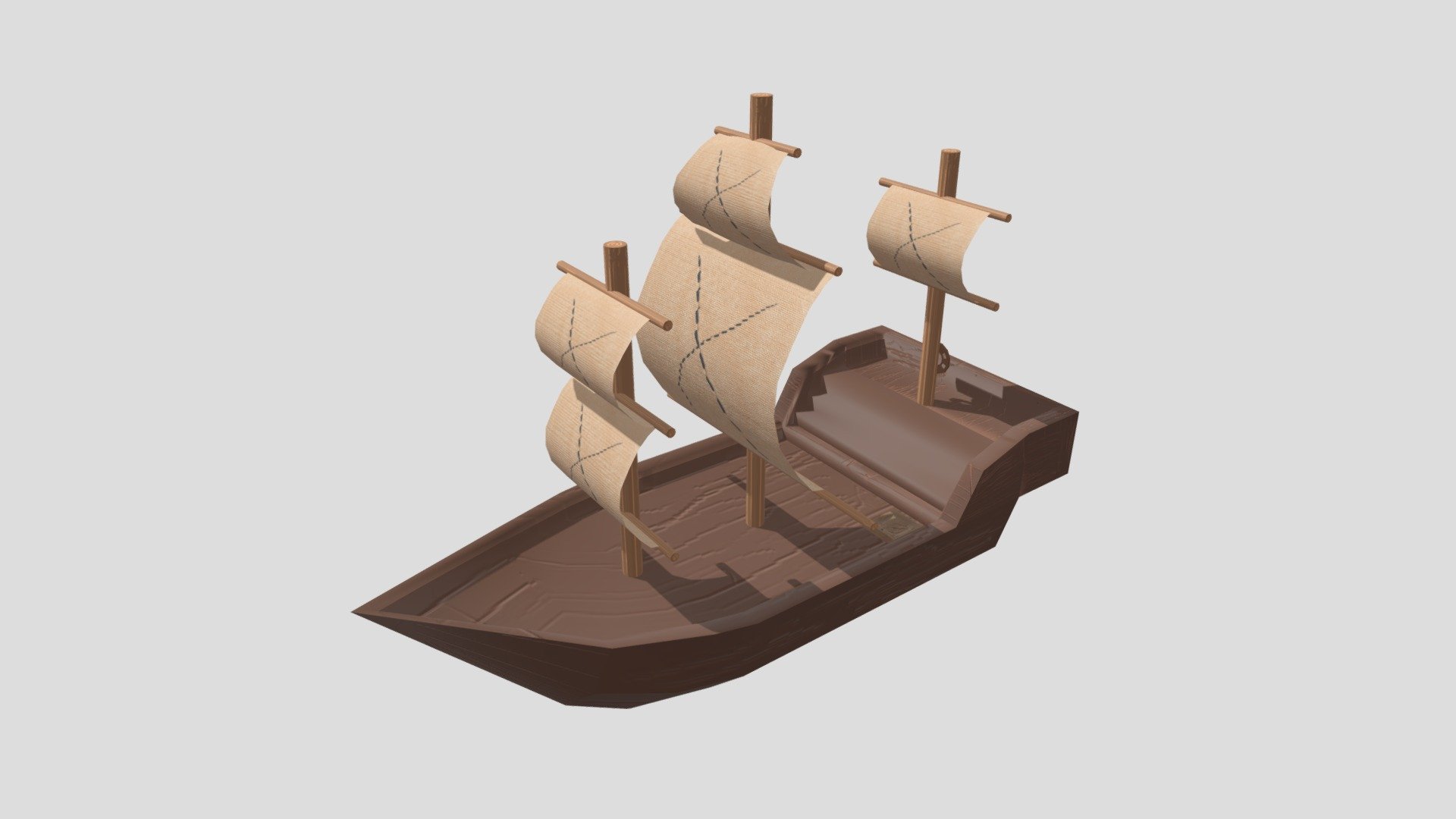 Pirate Ship - 3D model by teo!! (@teodactyl) [6de5dbf] - Sketchfab