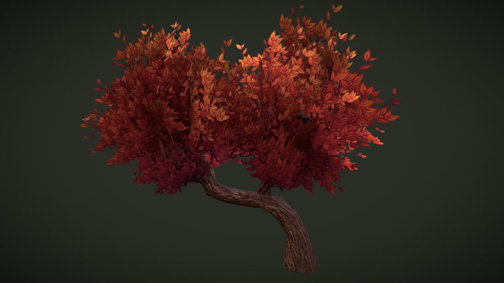 Autumn Tree - 3D model by icherrytango [6de88b2] - Sketchfab
