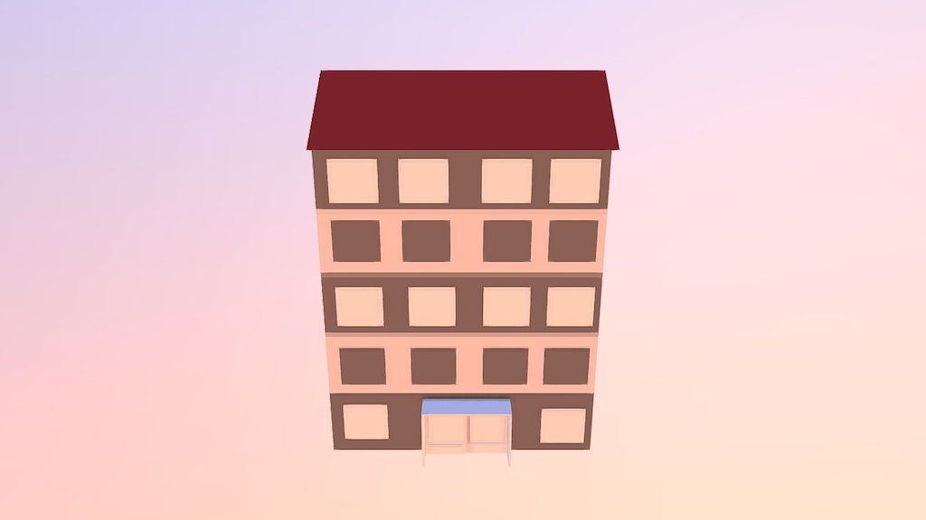 1st Building Model - 3D model by Sobhan [6de9b32] - Sketchfab