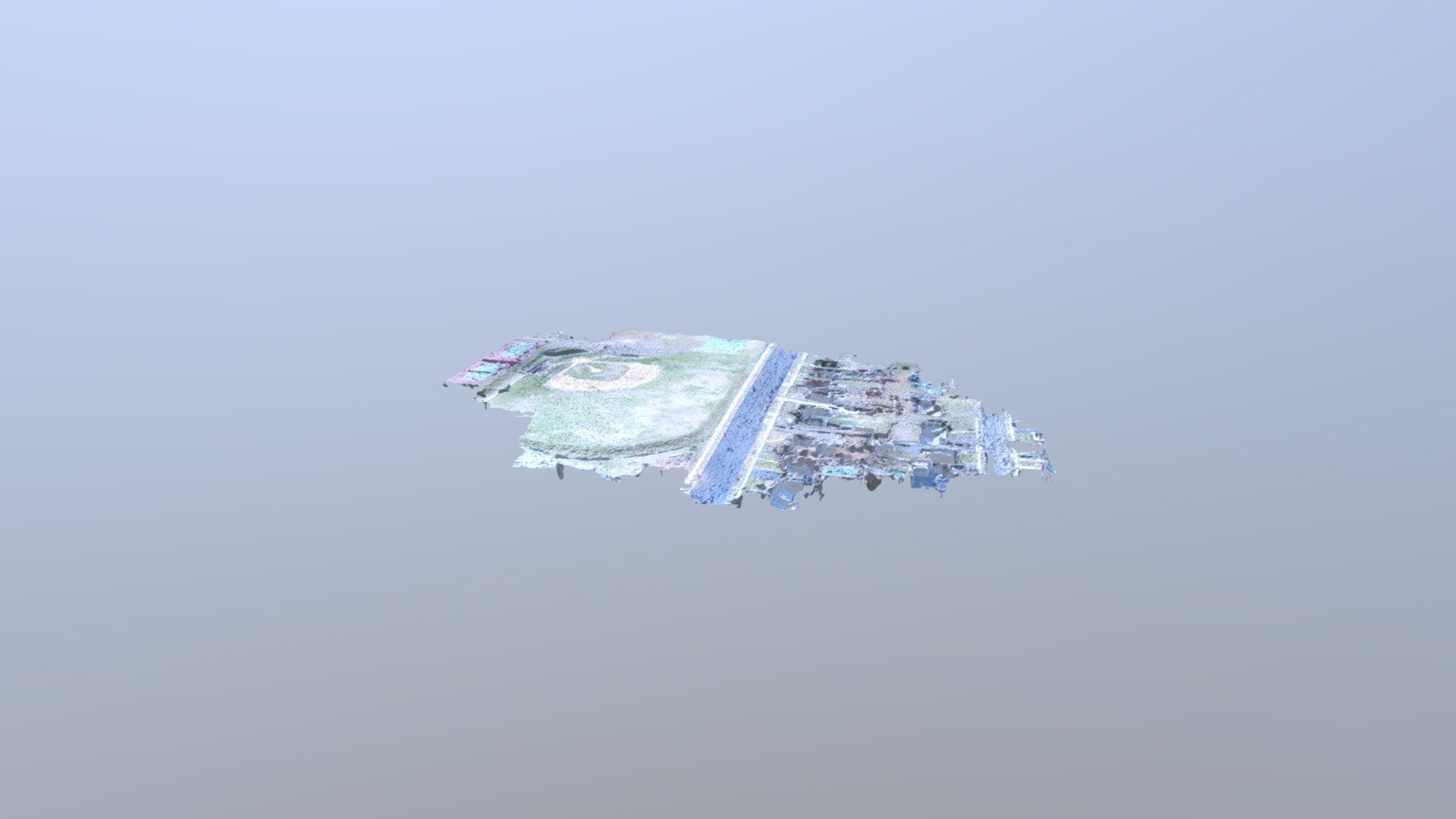 Baseball Field At Painters Simplified 3d Mesh - 3D model by reynolds ...