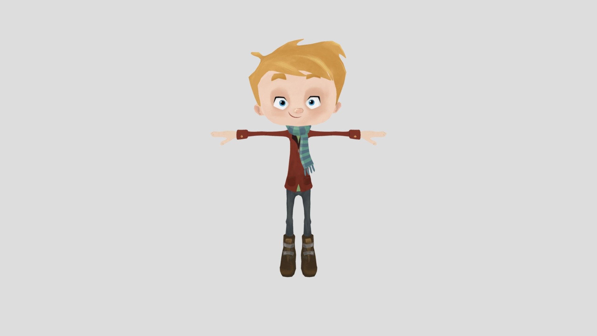 CartoonHuman - 3D model by nutthakit [6dec873] - Sketchfab
