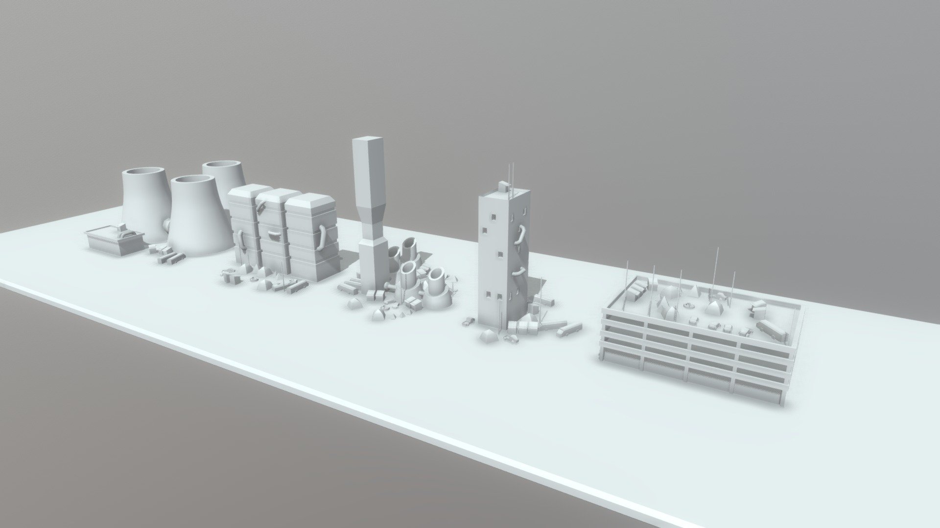 Locus Flux Outskirts Buildings - 3D model by raynsideways [6deeeb2 ...