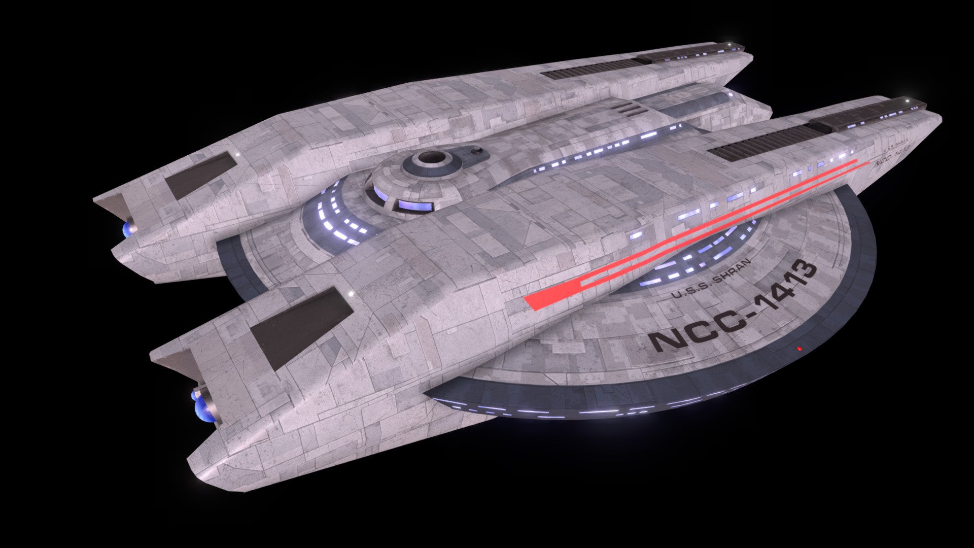 Magee-Class USS Shran (Star Trek: Discovery) - 3D model by Pundus Art ...