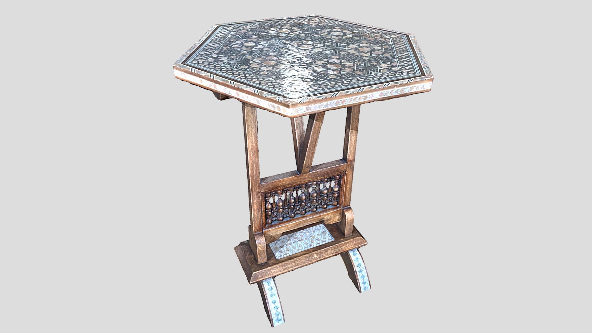 Oriental Table (High Poly Photogrammetry) - 3D model by abdelhady ...