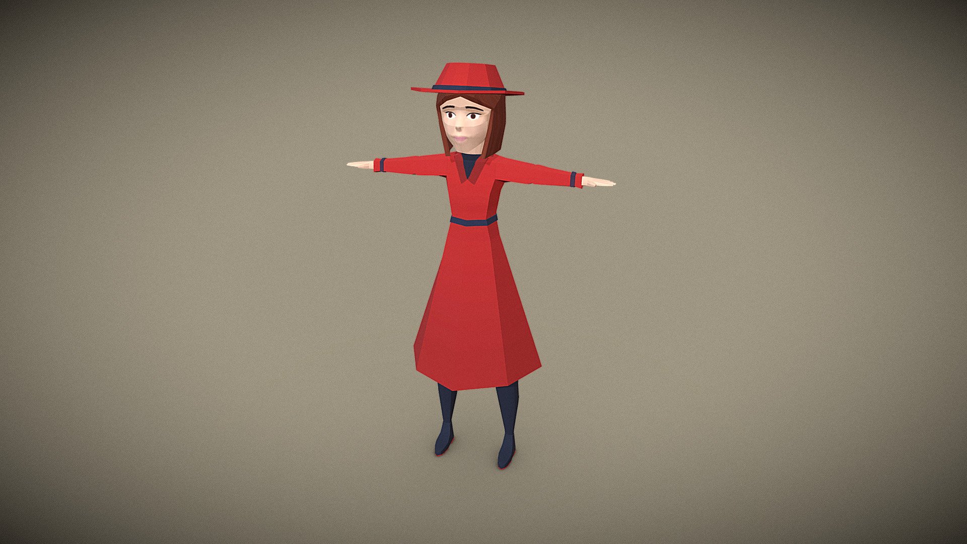 Red Riding Hood - Film Noir - 3D model by Deanna (@deannachin) [6df3dfa ...