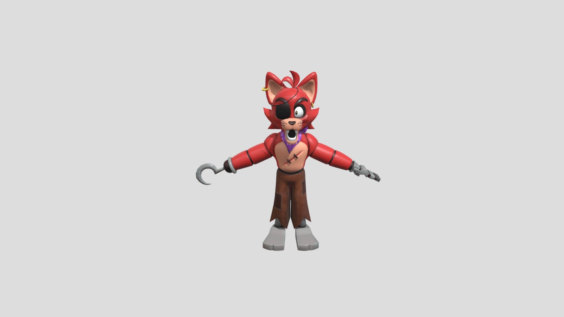 Five Laps At Freddys's Foxy - Download Free 3D model by ~chillpup ...