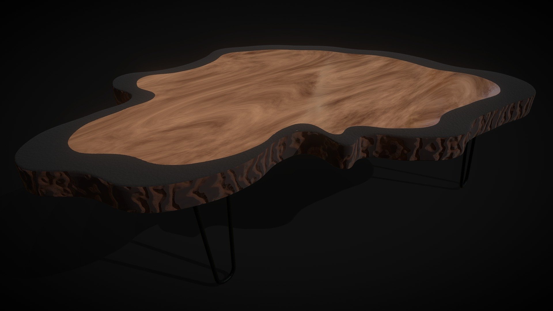 Tree Slice Table - Buy Royalty Free 3D model by Pledg [6df6361 ...