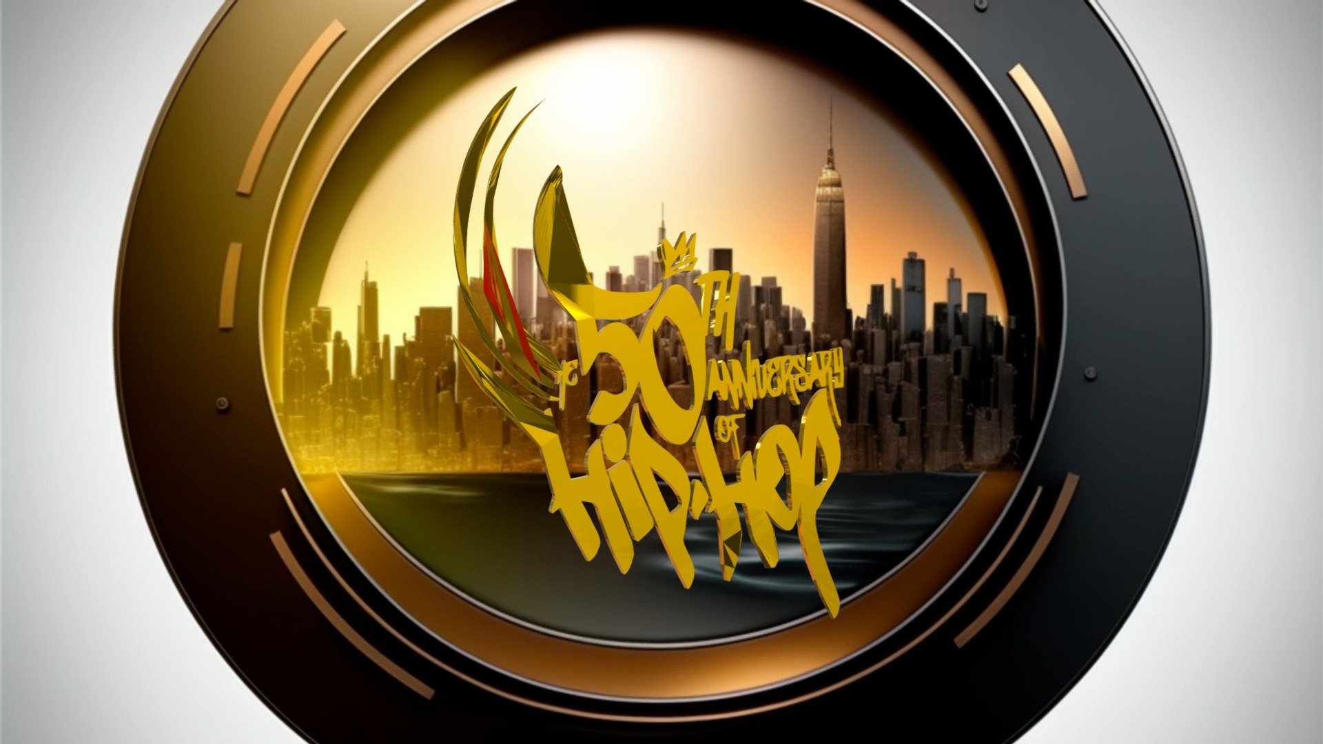 50th Hip Hop Anniversary logo - 3D model by Trisha Gianakis (@Trish ...