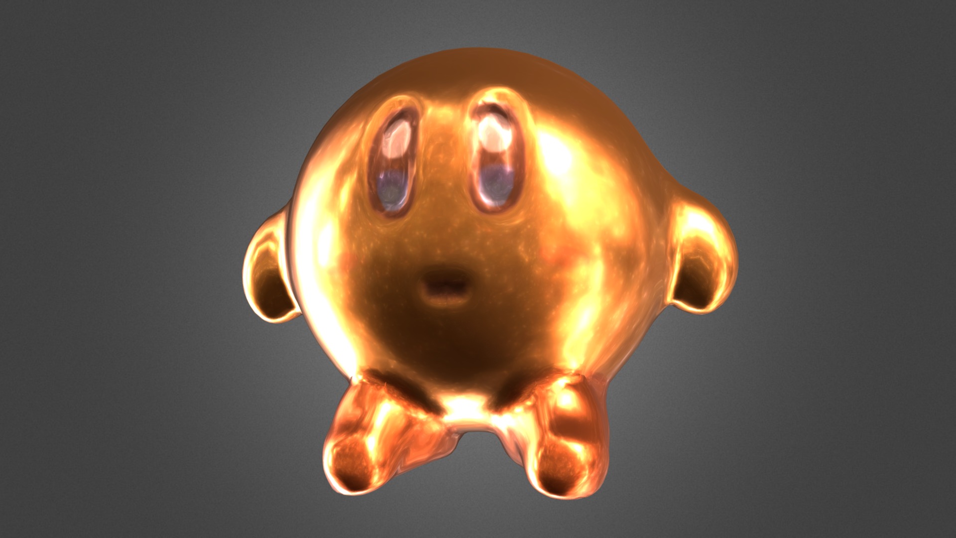 Golden Kirby - Sculptris - Download Free 3D model by RoboHoloclone12 ...