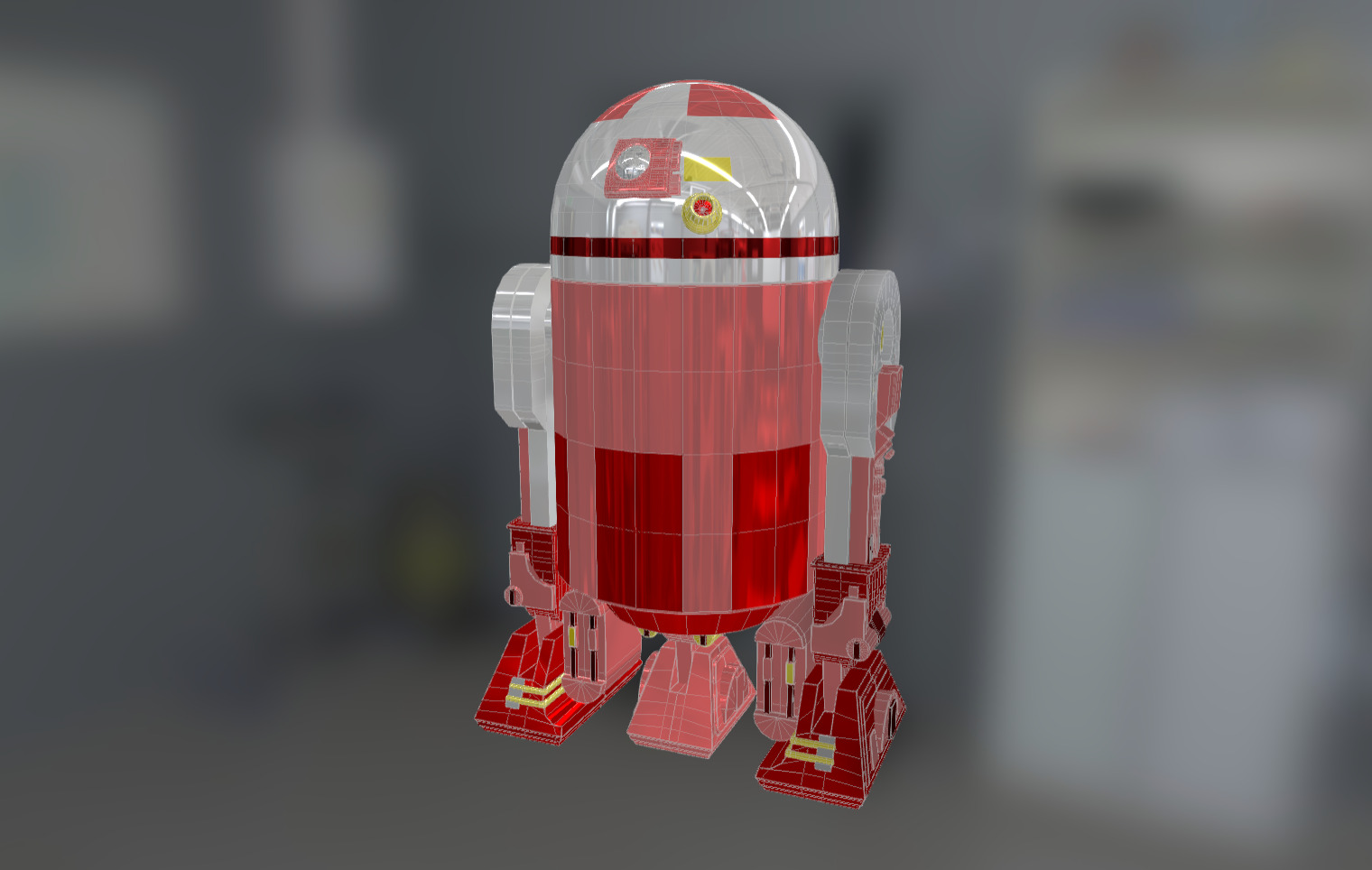 Astromech TEST - 3D model by Yonstermonster [6df9c6c] - Sketchfab