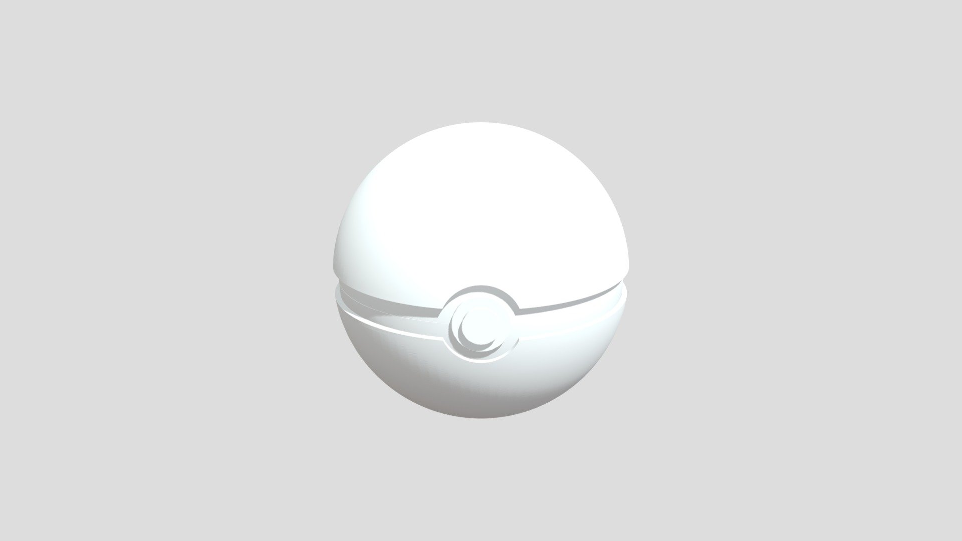 Pokeball model - Download Free 3D model by cboardman [6df9d68] - Sketchfab