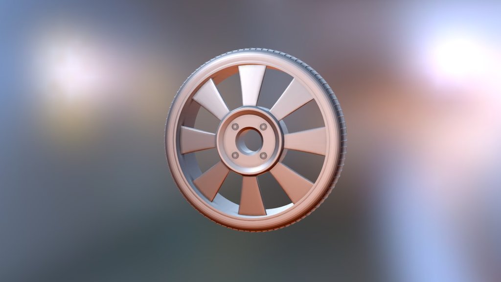 CGCookie - Modeling a Wheel - 3D model by SpaceBazooka [6dfa03a ...