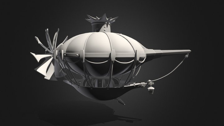 Airships 3D models - Sketchfab