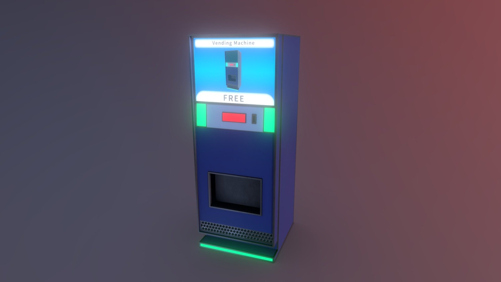 Vending Machine - 3D model by Gonsaku [6dfab3f] - Sketchfab