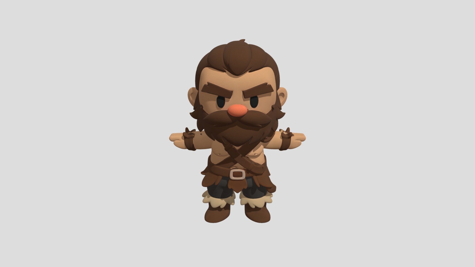 Imaginary Male Character named Dad Wolf - Download Free 3D model by ...
