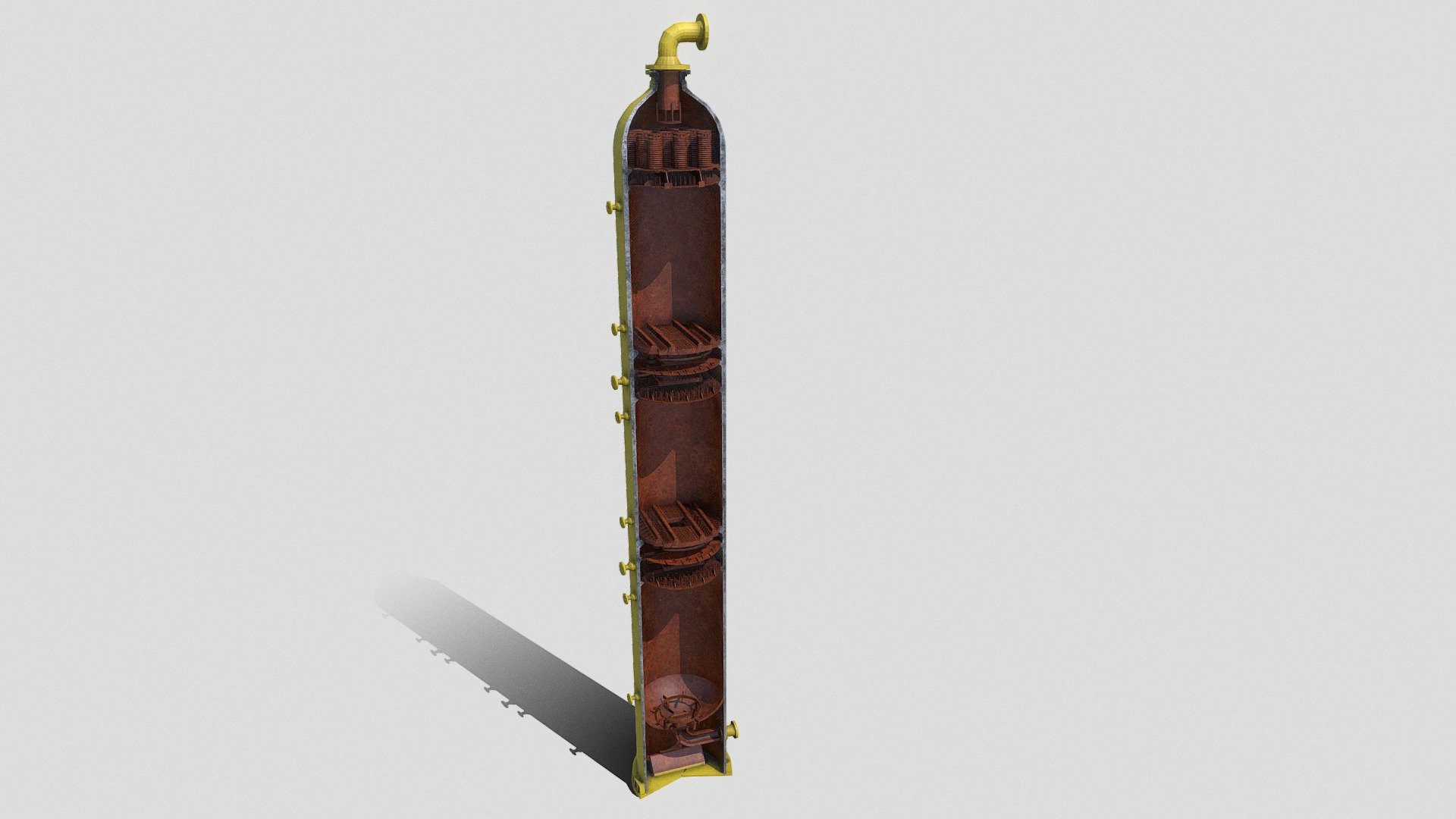 Hydro Processing Reactor - 3D model by Digital Twin Studios ...