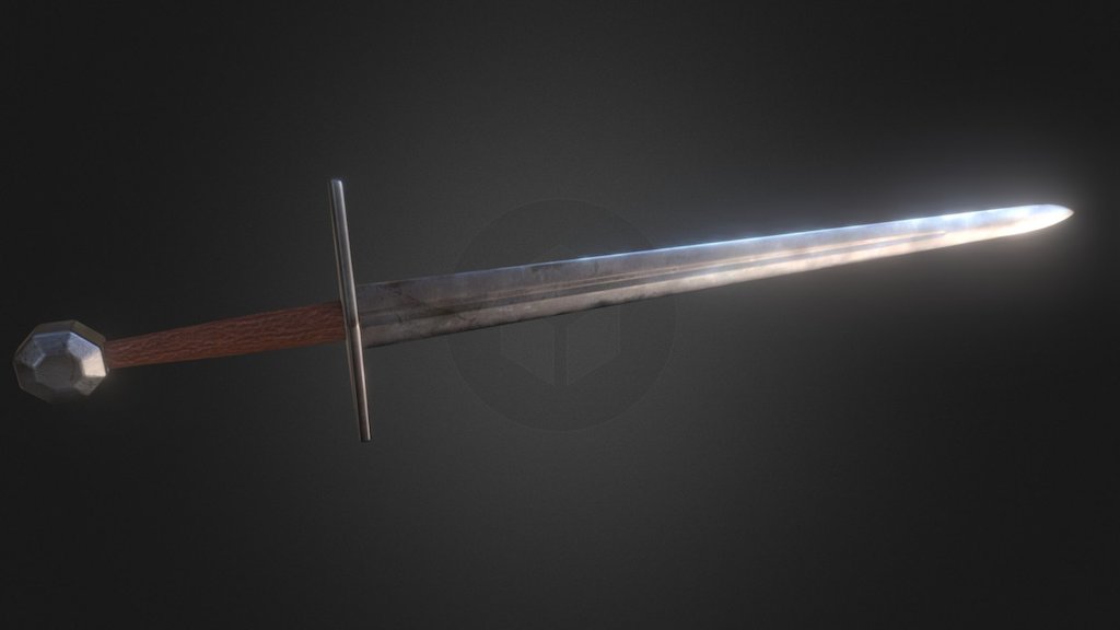 14th century medieval sword - 3D model by Jannis Dittmer (@dittmer ...