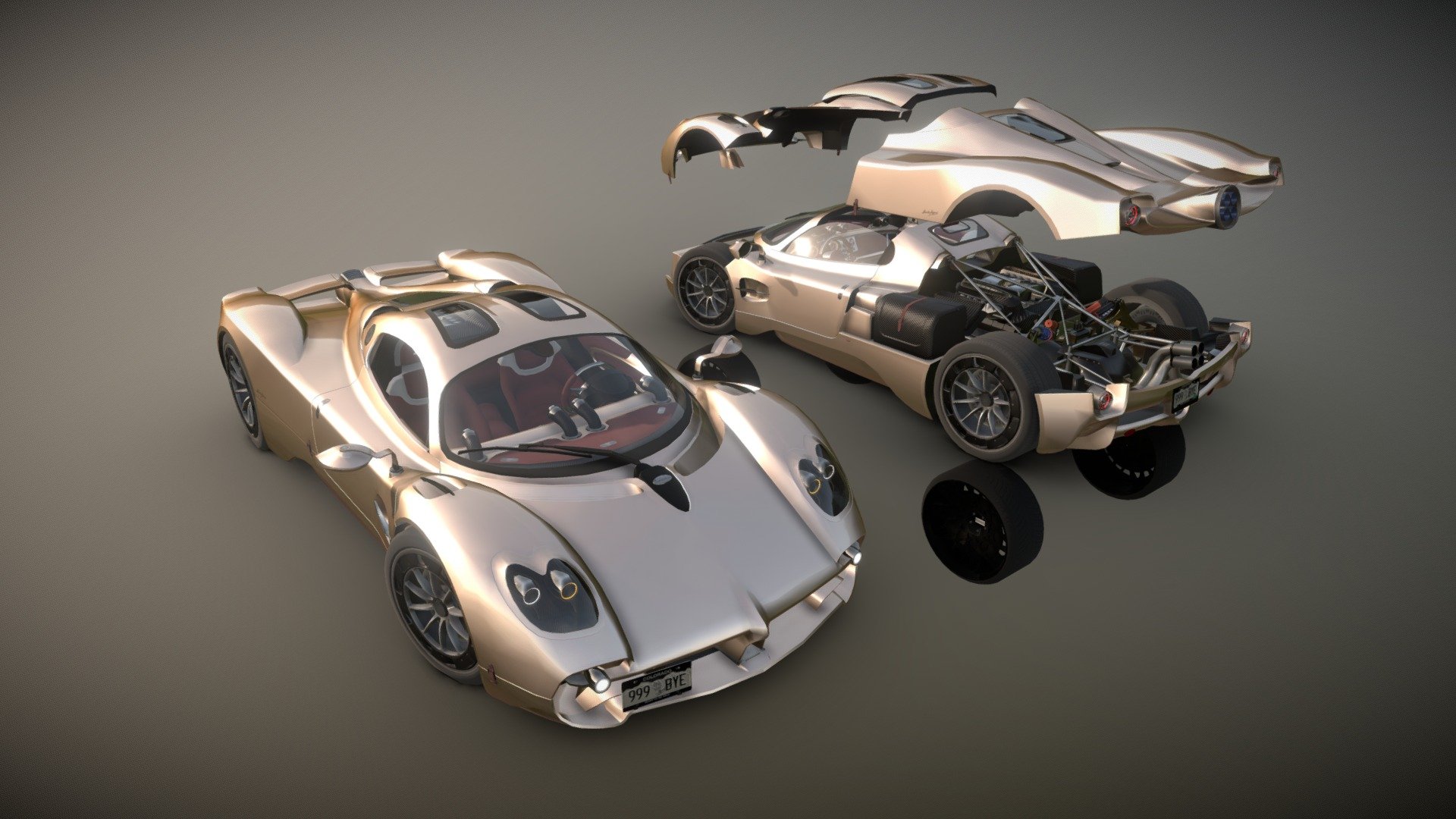 2024 Pagani Utopia - Project C10 - 3D model by TheTunerShack [6dfc927 ...