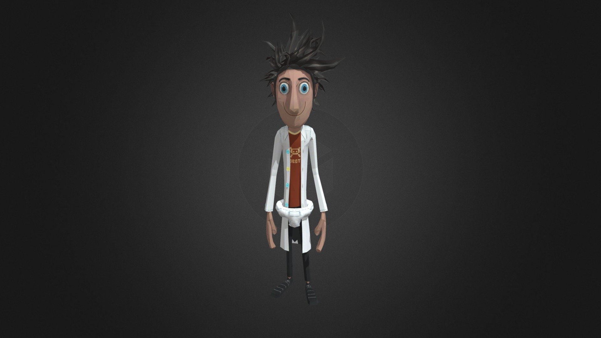 FLINT LOCKWOOD WEARS A DIAPER - 3D model by littleeinsteinjune [6dff1ec ...