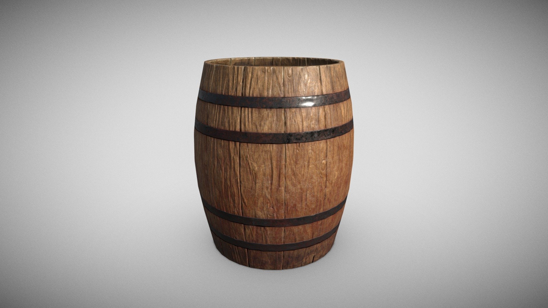 Barrel - 3D model by aleksey.kovalenko [6dffbf5] - Sketchfab
