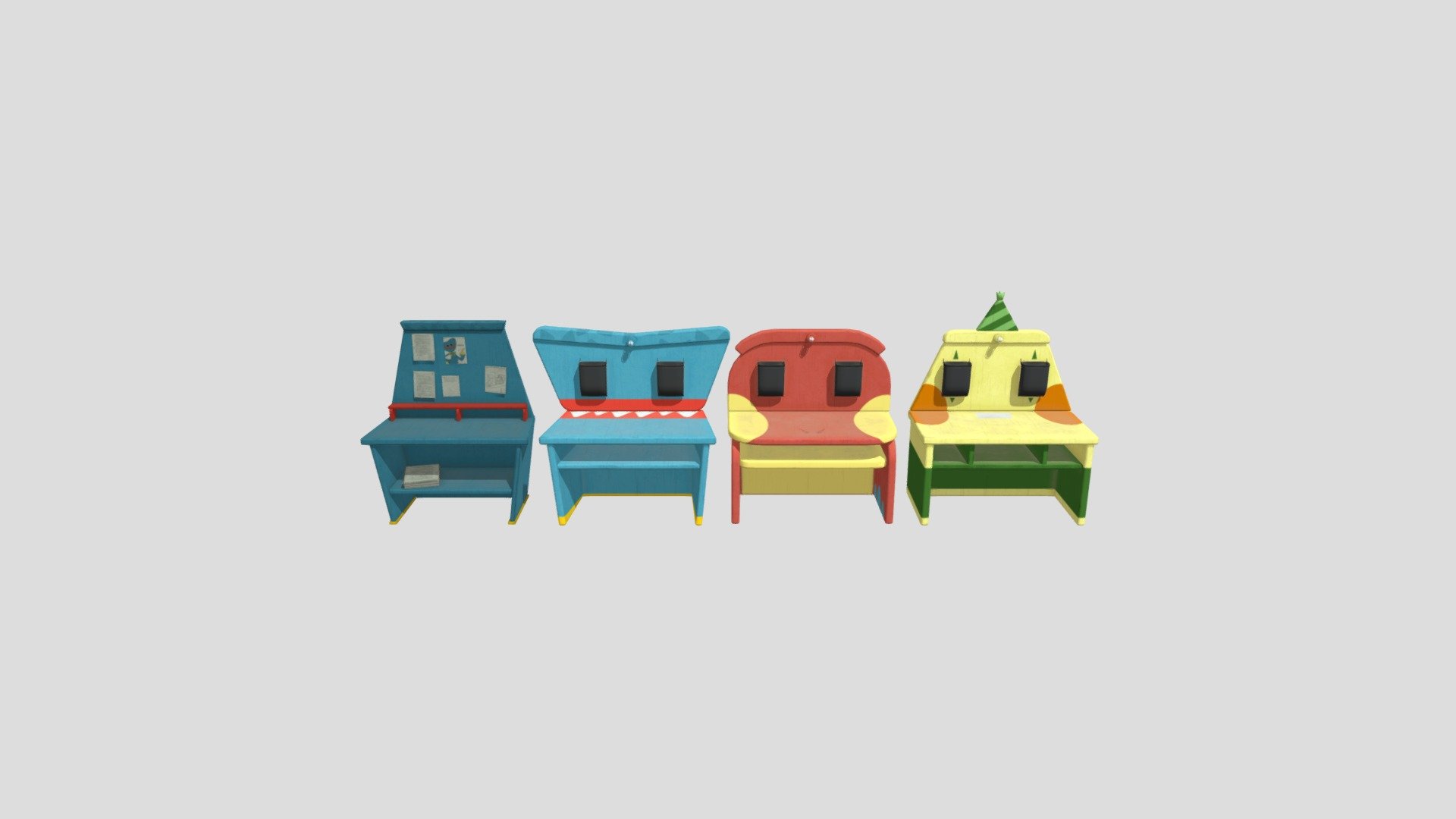 Project playtime toy factory deskpack phase 1 - Download Free 3D model ...