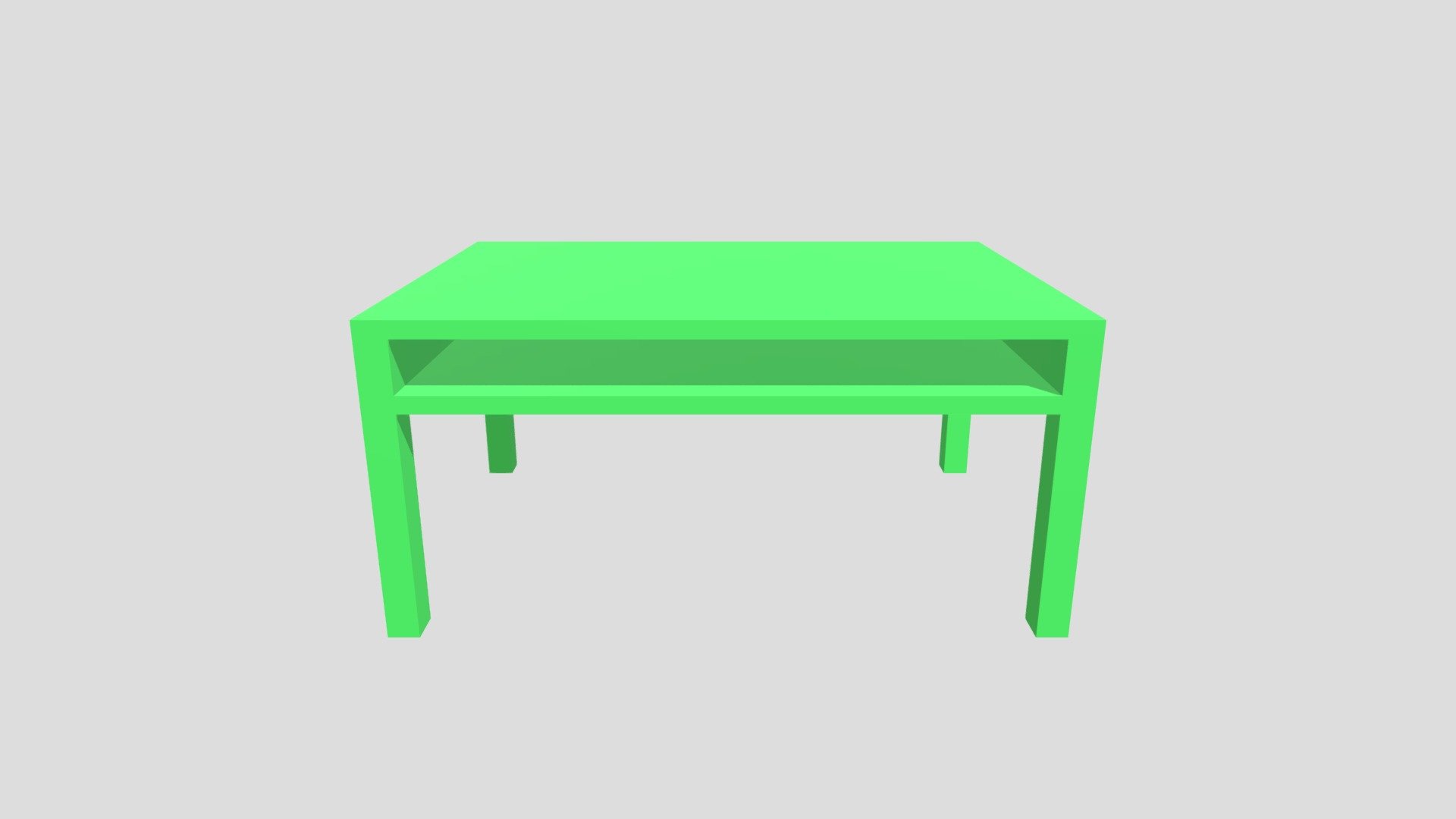 Simple Table - 3D model by Big_Wirrr [6e02092] - Sketchfab