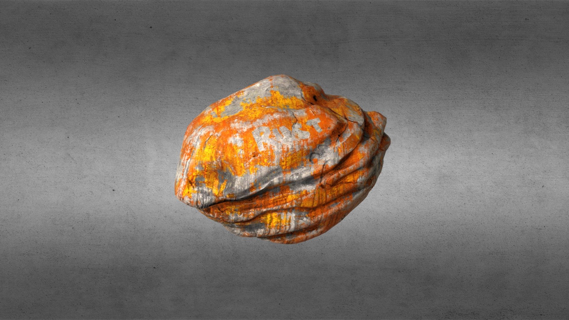 Rusty rock - 3D model by DanRust [6e02afa] - Sketchfab