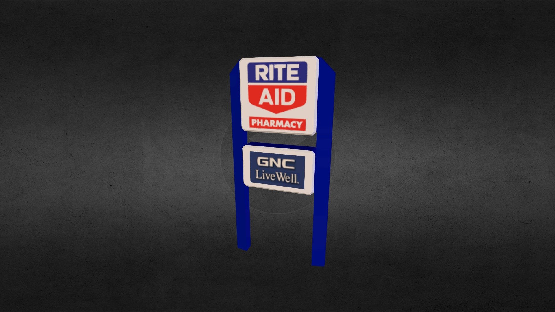 Rite Aid Store Sign - 3D model by Michael Yingling (@mikeyingling ...
