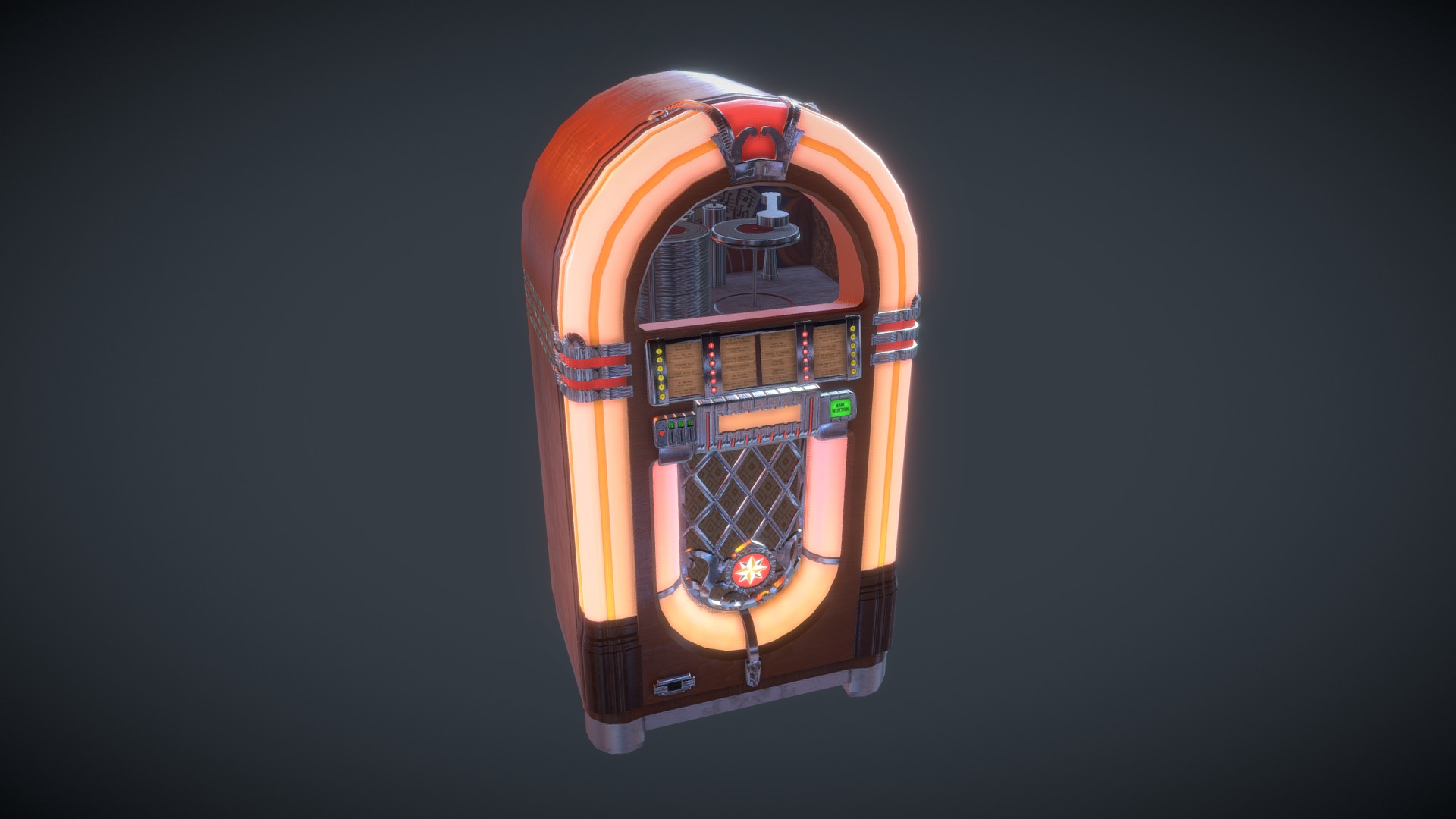 Wurlitzer 1015 - 3D model by Staralfar [6e03e6e] - Sketchfab