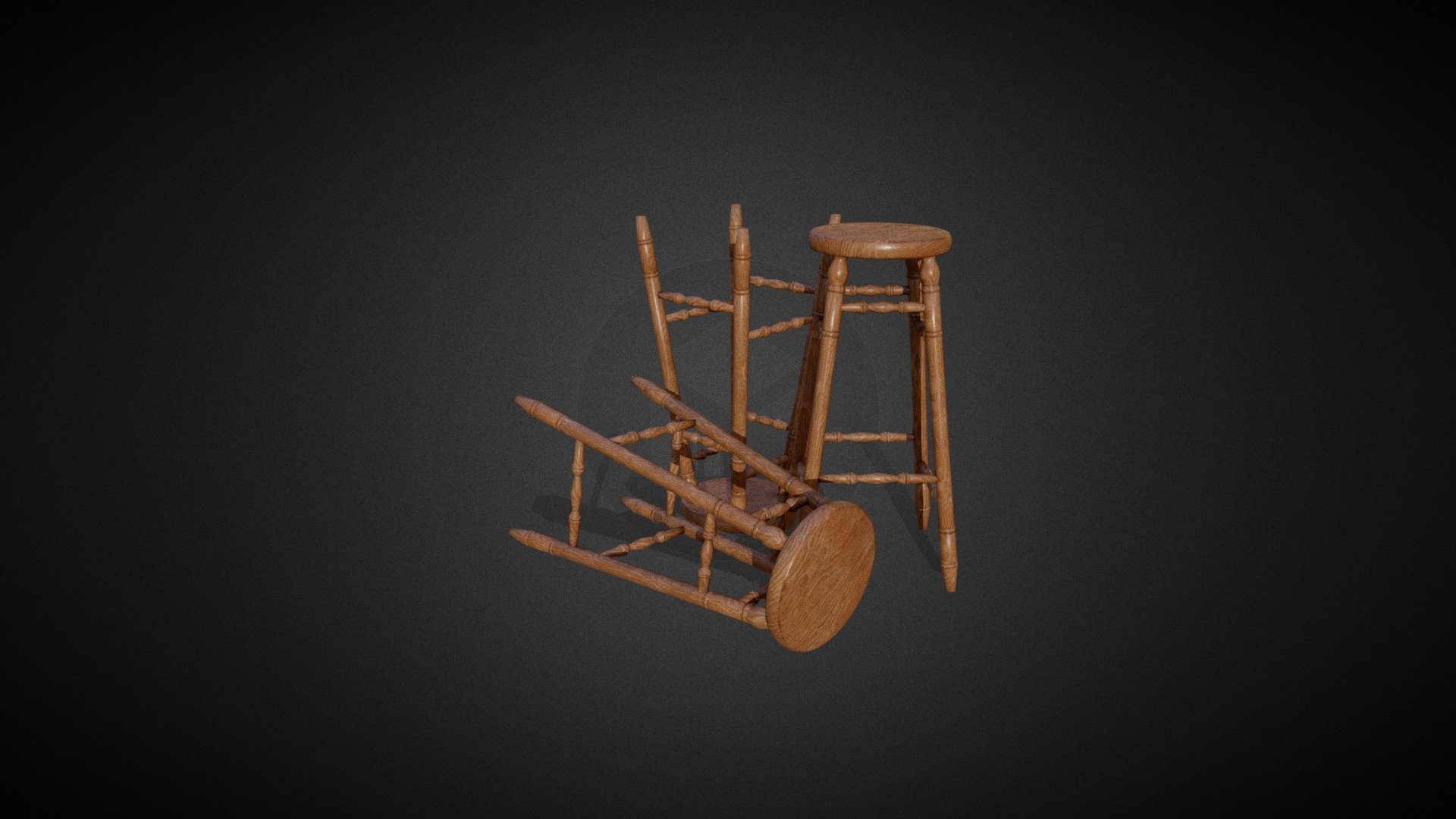 Tavern Round Chair - Download Free 3D model by Purrian [6e04b08 ...
