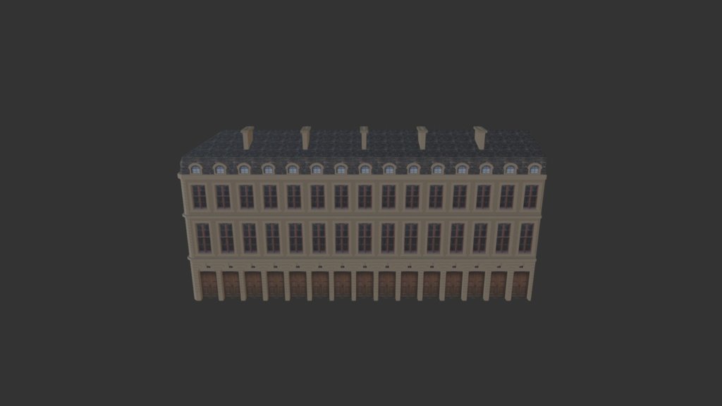 French Building - 3D model by UndeadStudios [6e04ef4] - Sketchfab