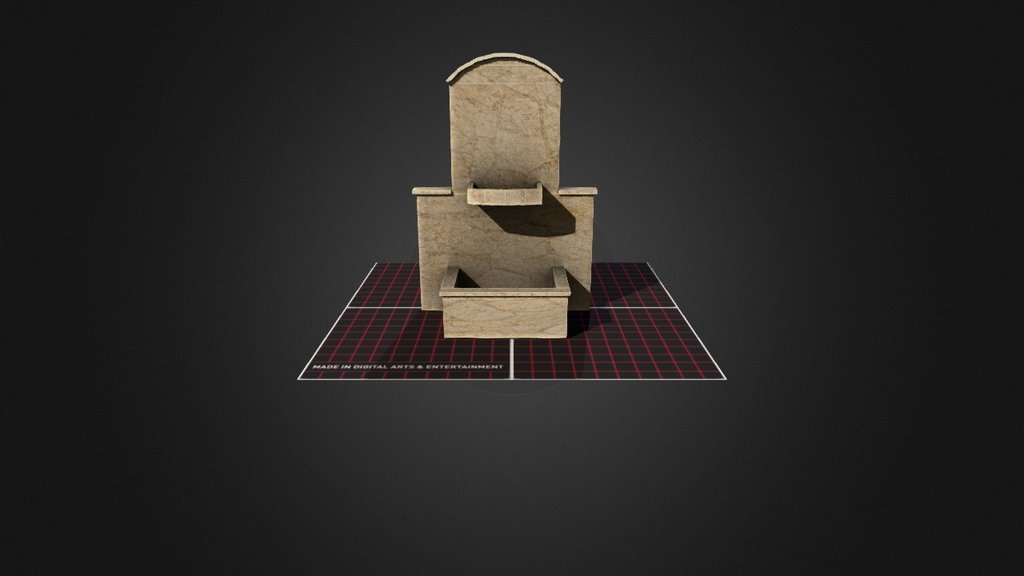 3D1_Prop_fountain - 3D model by justine_quackelbeen [6e055d1] - Sketchfab