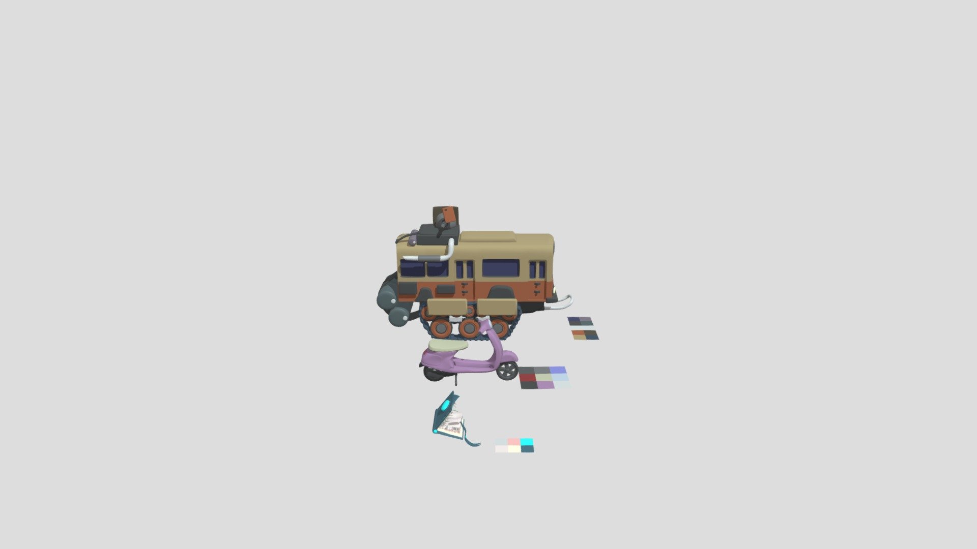 Homework Color draft - 3D model by fomina.anastasia1511 [6e06f9d ...