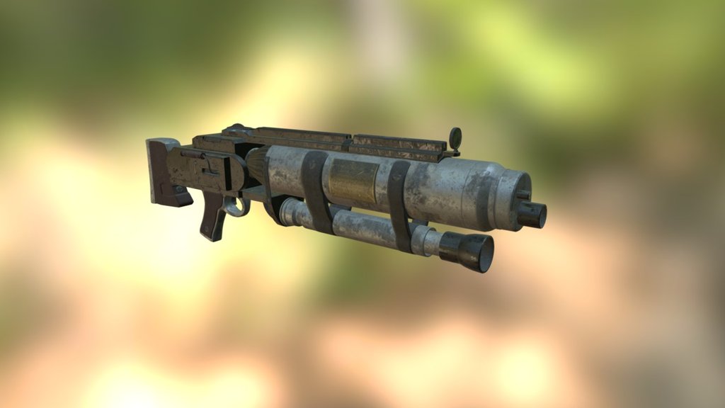 Macgun - 3D model by ZeroKarma (@grimfandango) [6e07775] - Sketchfab