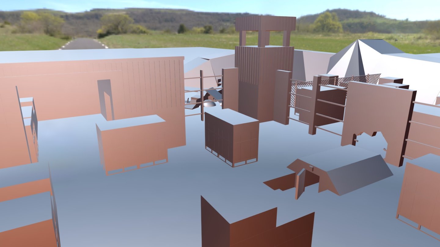 Half Life Map - 3D model by theservermainer [6e07f21] - Sketchfab