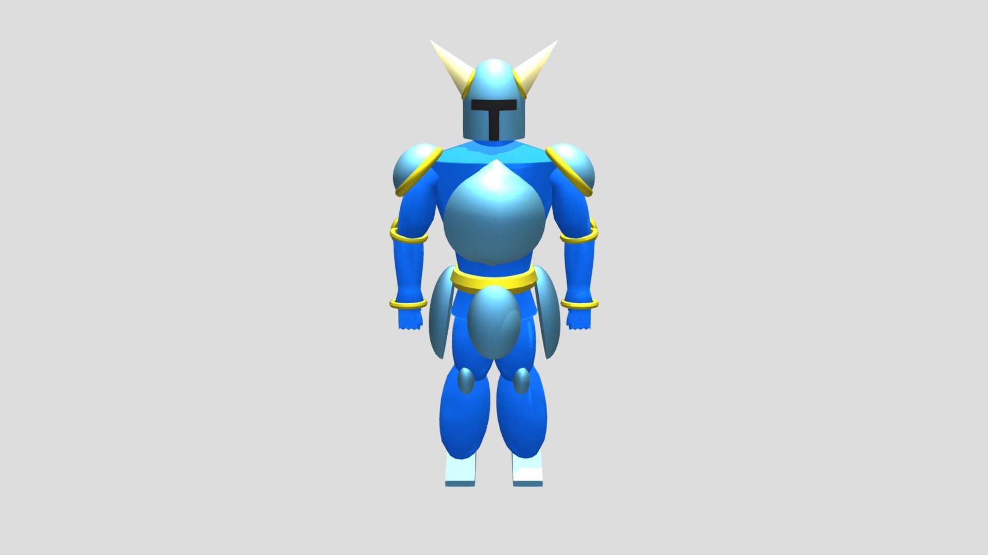 Shovel Knight OBJ - 3D model by dionm [6e09a0d] - Sketchfab