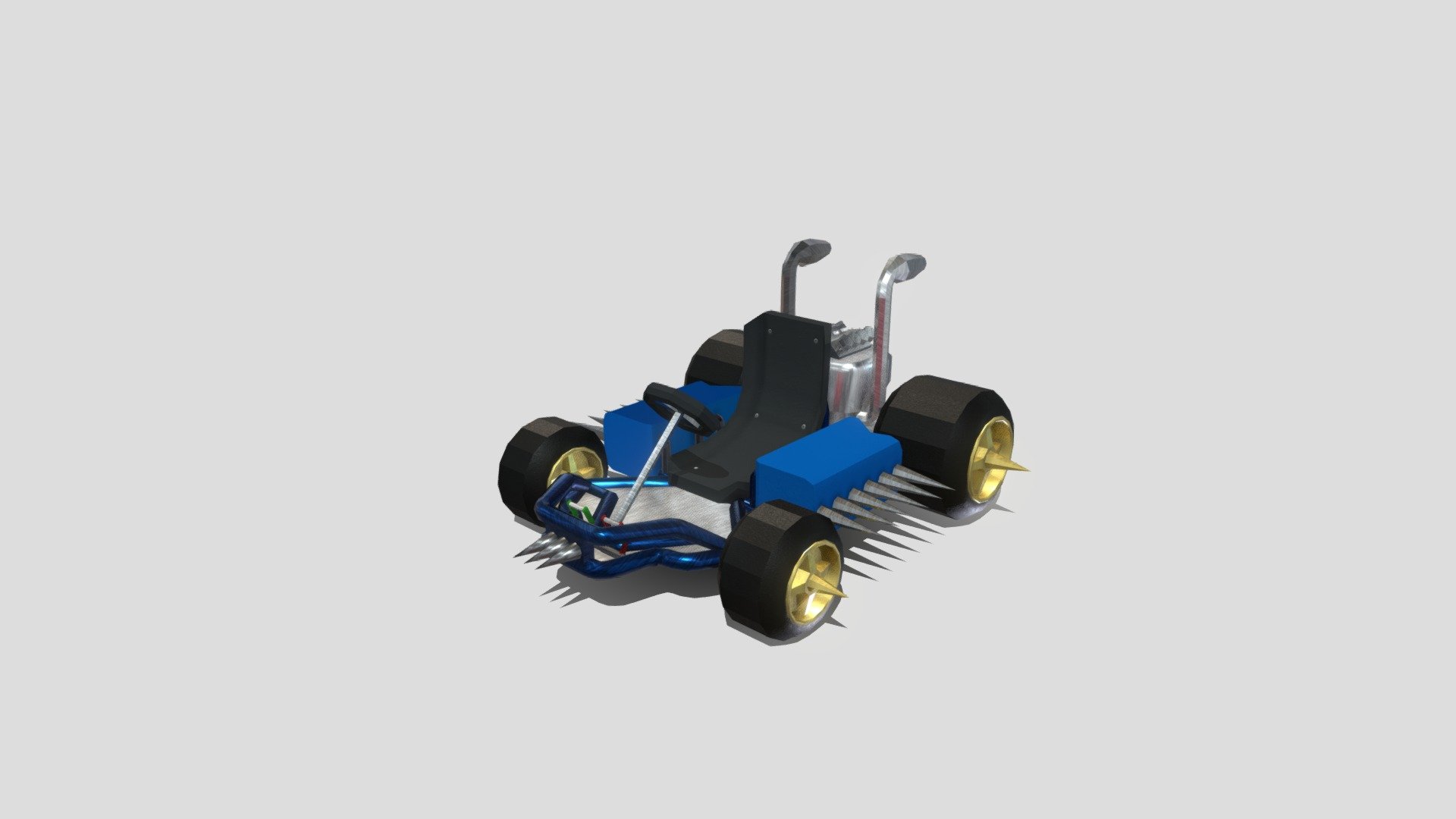 The Spiney Special | Wacky Races - 3D model by NotNiall (@NotNiall ...