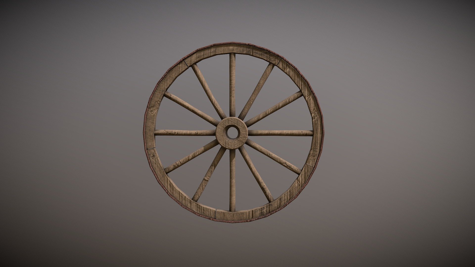Old wheel - 3D model by Filip (@filip.hans.nyberg) [6e0aae6] - Sketchfab